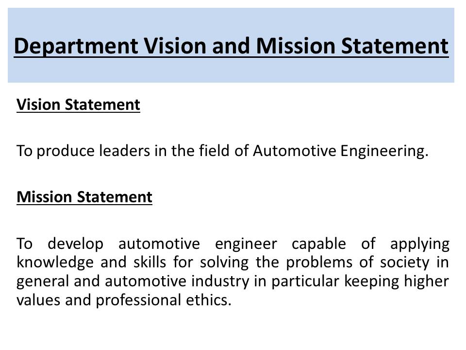 OBE System | NEDUET Automotive Department Website